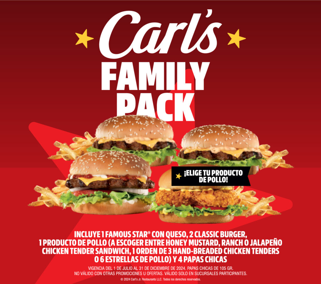 Carl's Jr Puebla | Hamburgesas grandes y jugosas.